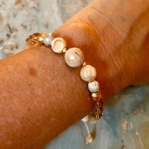 Chan Luu | Jewelry | Nwt Chan Luu Beaded Crystal Bracelet | Poshmark